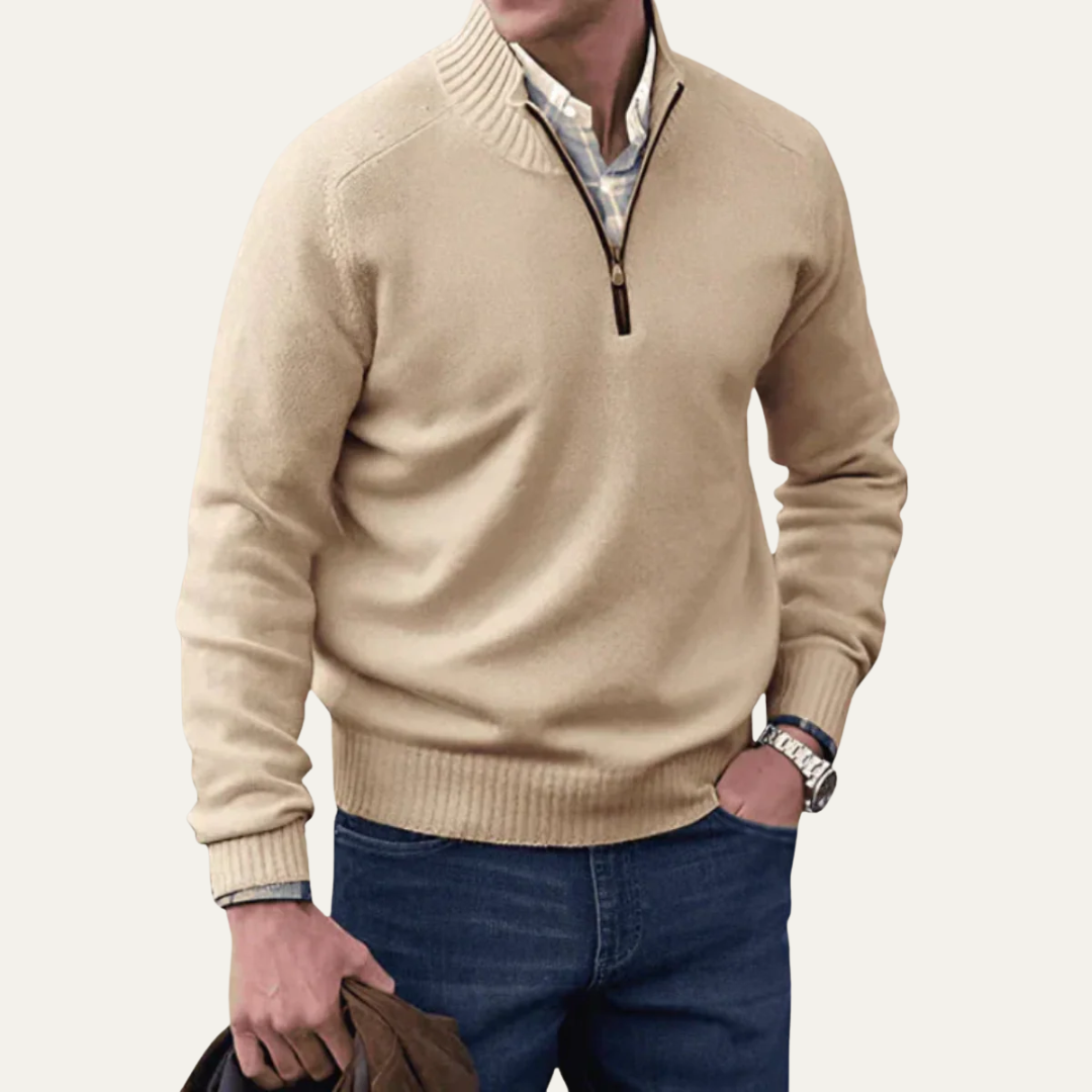 Men’s Quilted Zip-Up Utility Jacket – Luxivelle